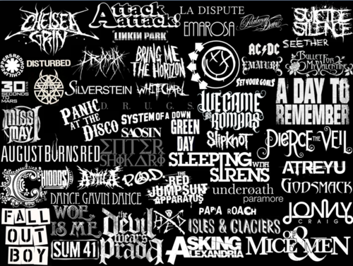Screamo Band Logos