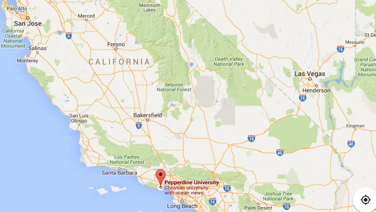 Pepperdine Campus Map